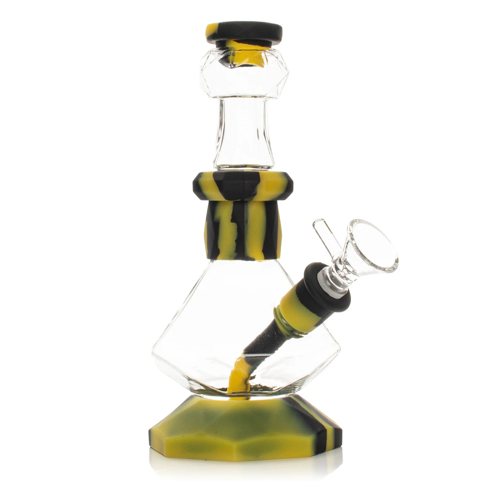 Lit Silicone 6.25" Octagon Base Bong – Canadian Bongs