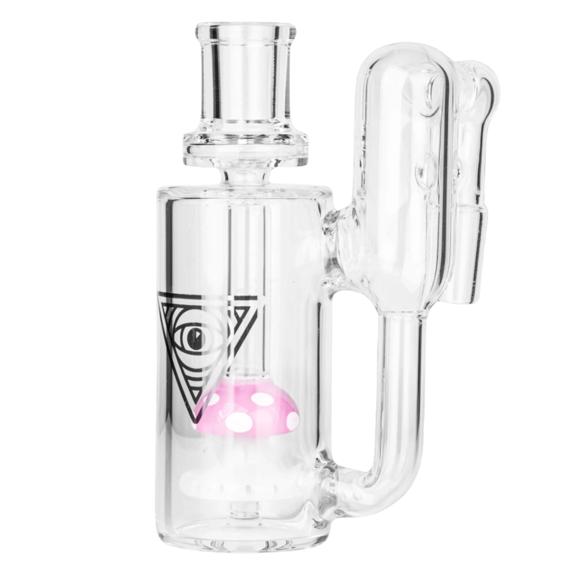 Red Eye Glass 14mm 90 Degree Funguy Recycling Bong Ash Catcher ...