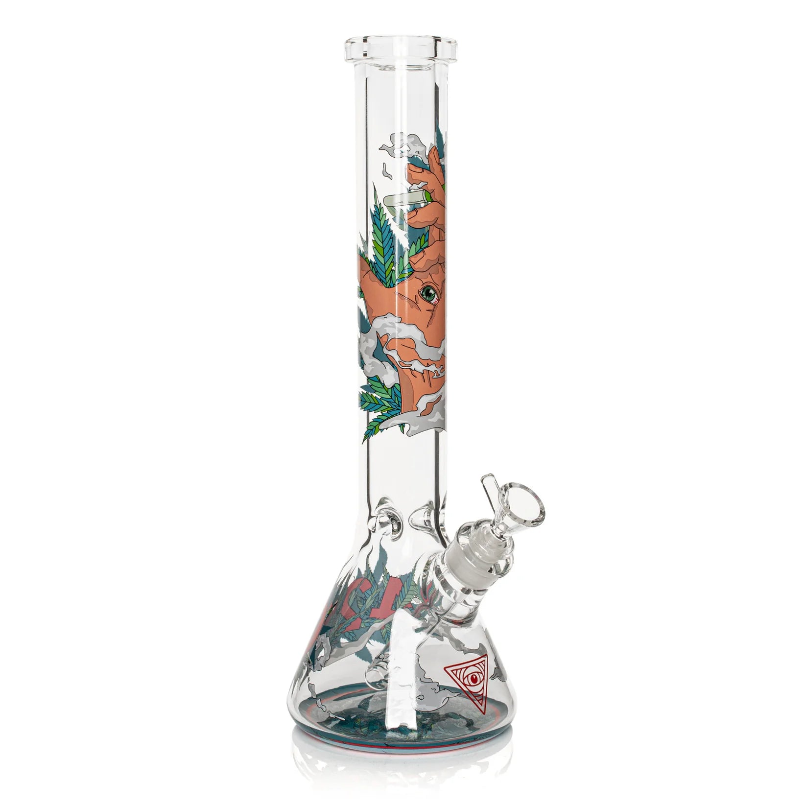 Red Eye Glass 15" 420 Eye Bong – Thick Glass Ice Catcher Bong ...