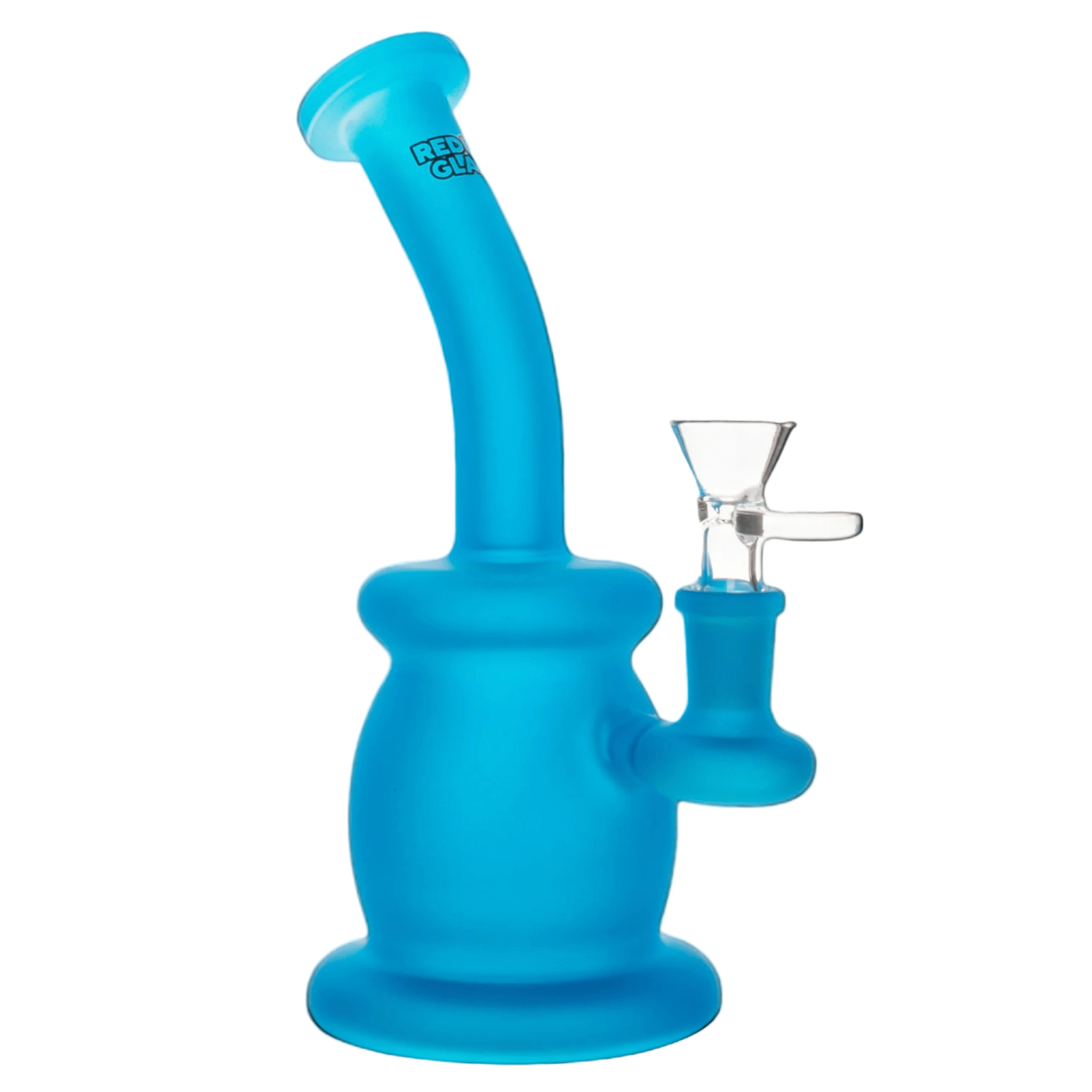 Red Eye Glass 7.5" Frosted Bubbler – Canadian Bongs