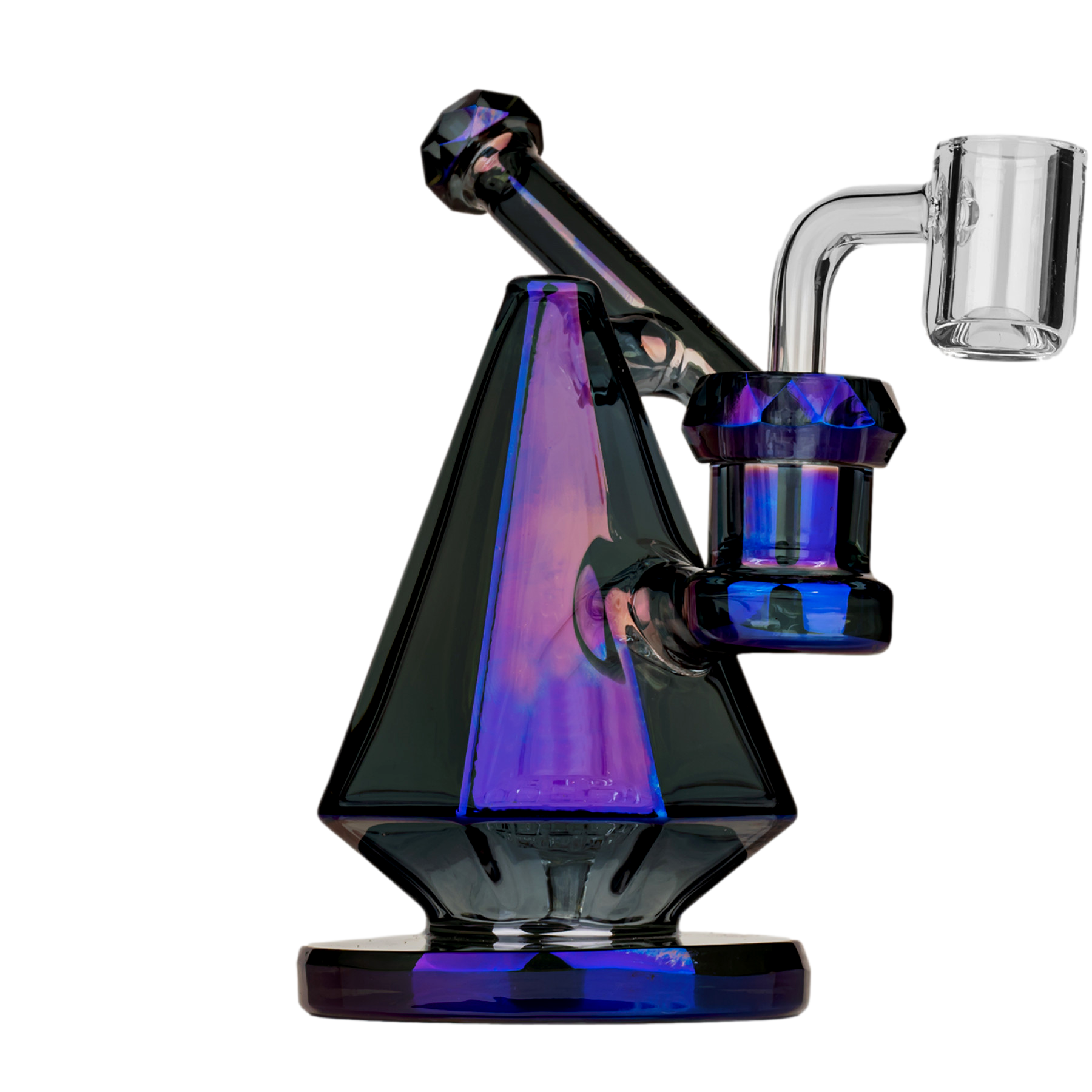 Red Eye Tek 5" Metallic Terminator Finish Pyxis Pyramid Dab Rig ...