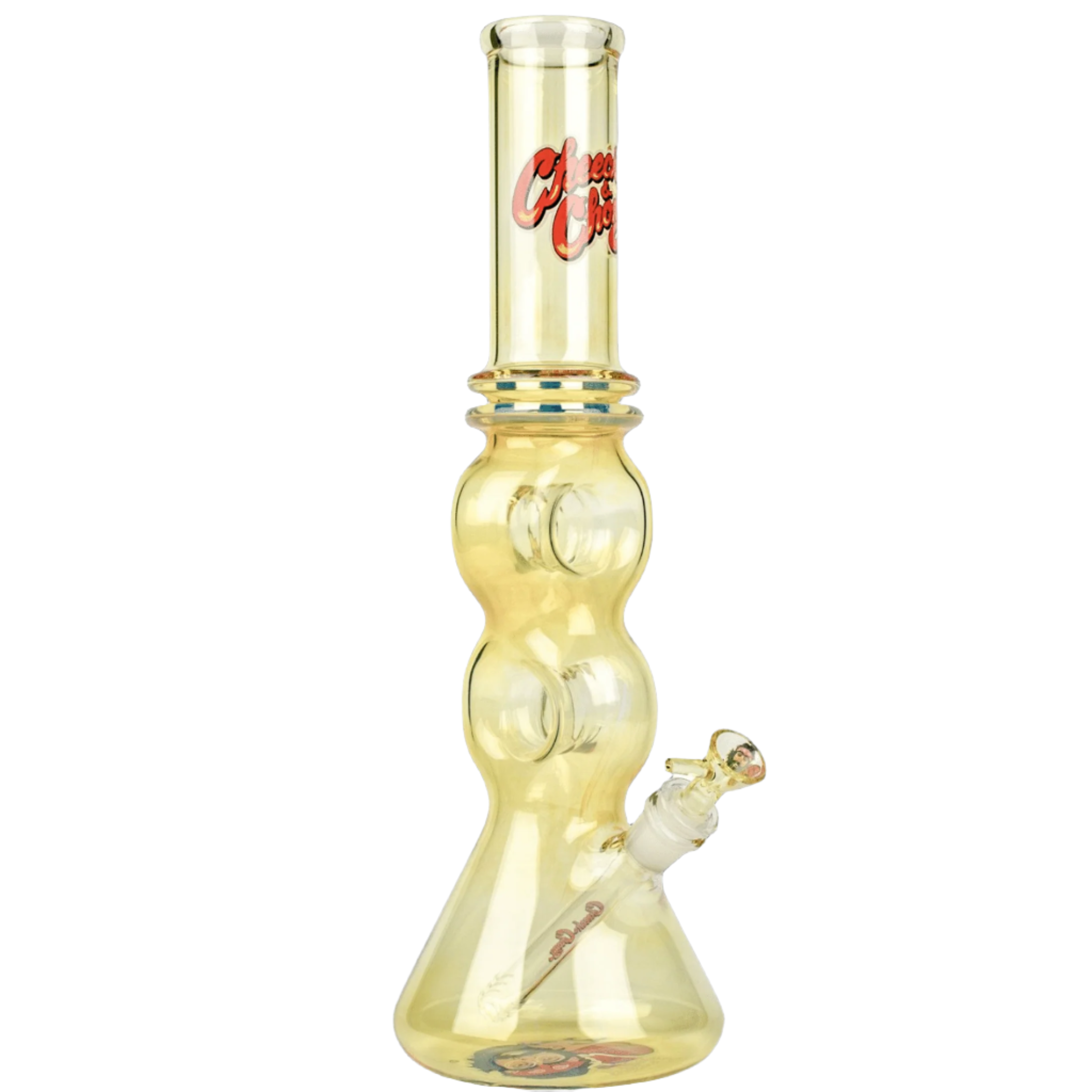 Cheech And Chong | 15" Don't Bug Me Double Donut Tube Bong – Canadian Bongs