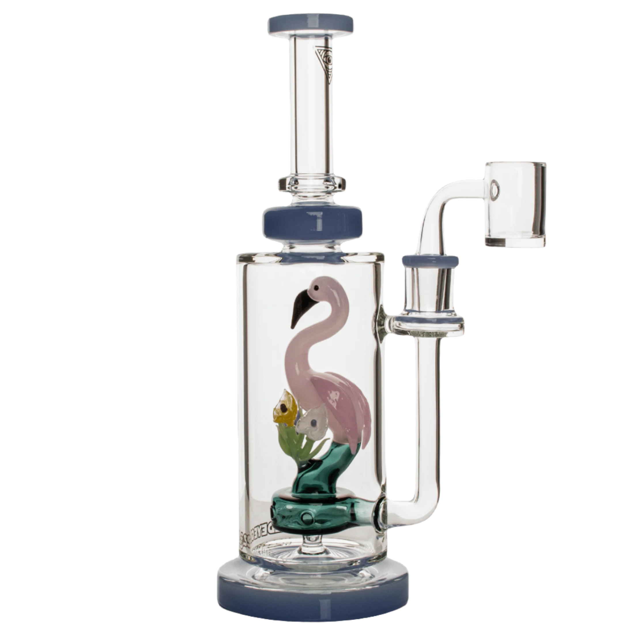 Red Eye Glass 10" Flamingo Dab Rig – Canadian Bongs
