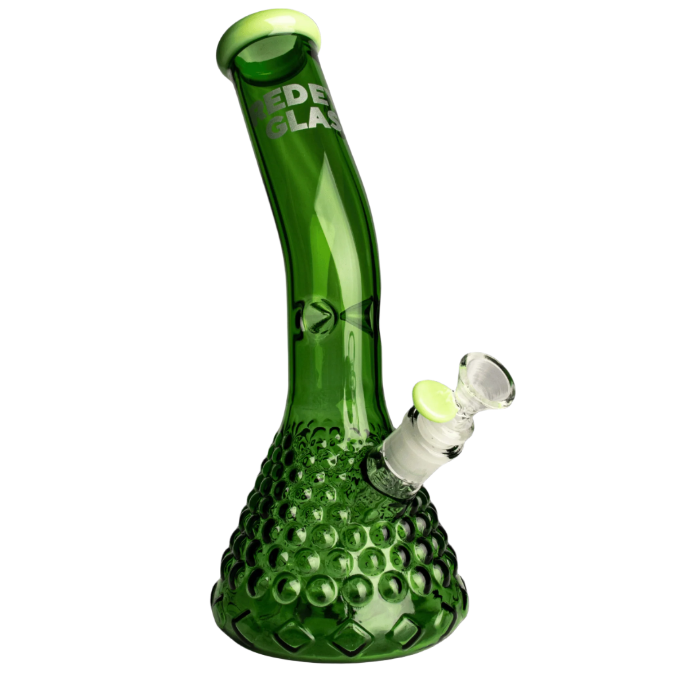 Red Eye Glass 12" Cronus Lean Back Beaker Base Bong – Canadian Bongs