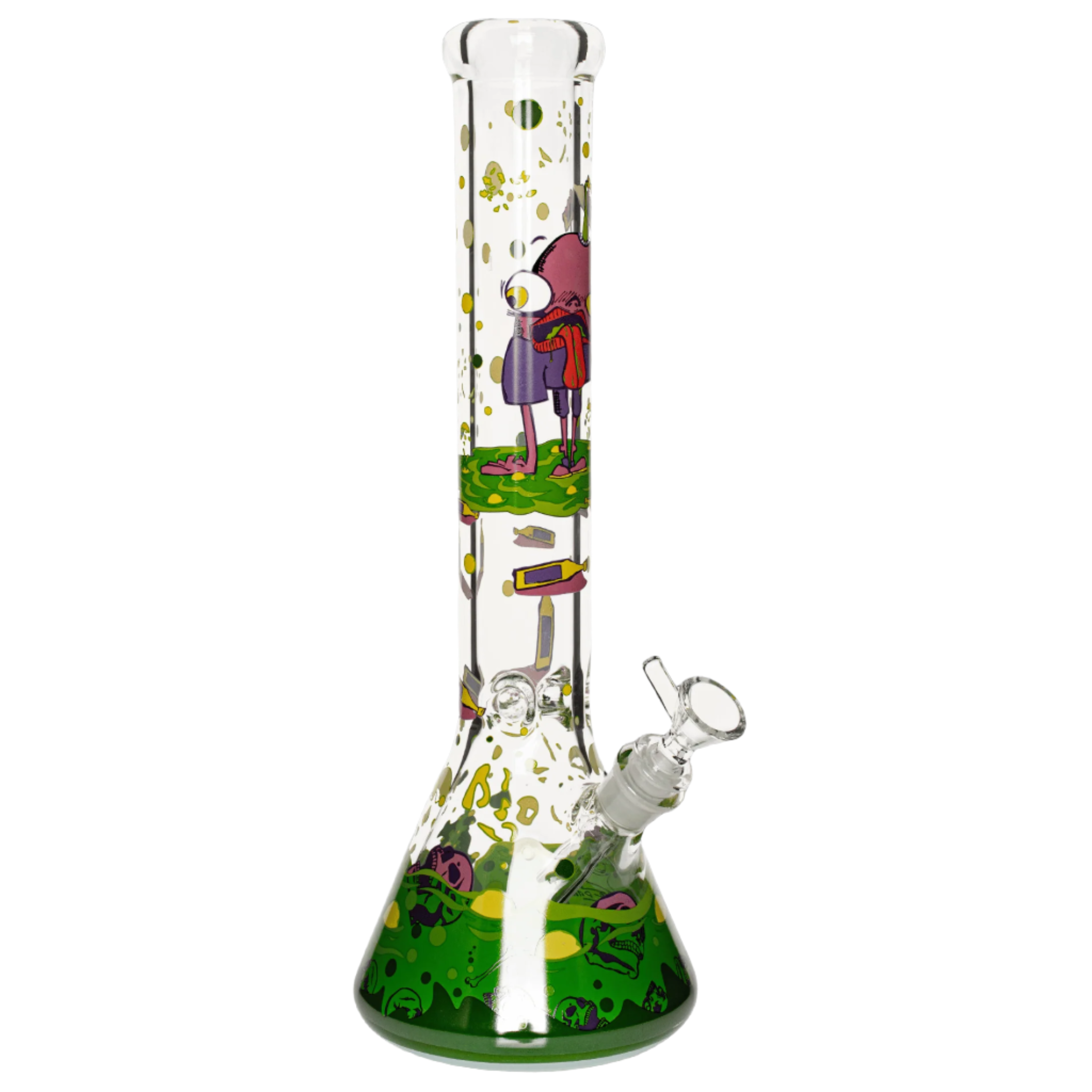 Red Eye Glass 15" 7mm Thick Acid Bath Beaker Base Bong (Limited Editio ...