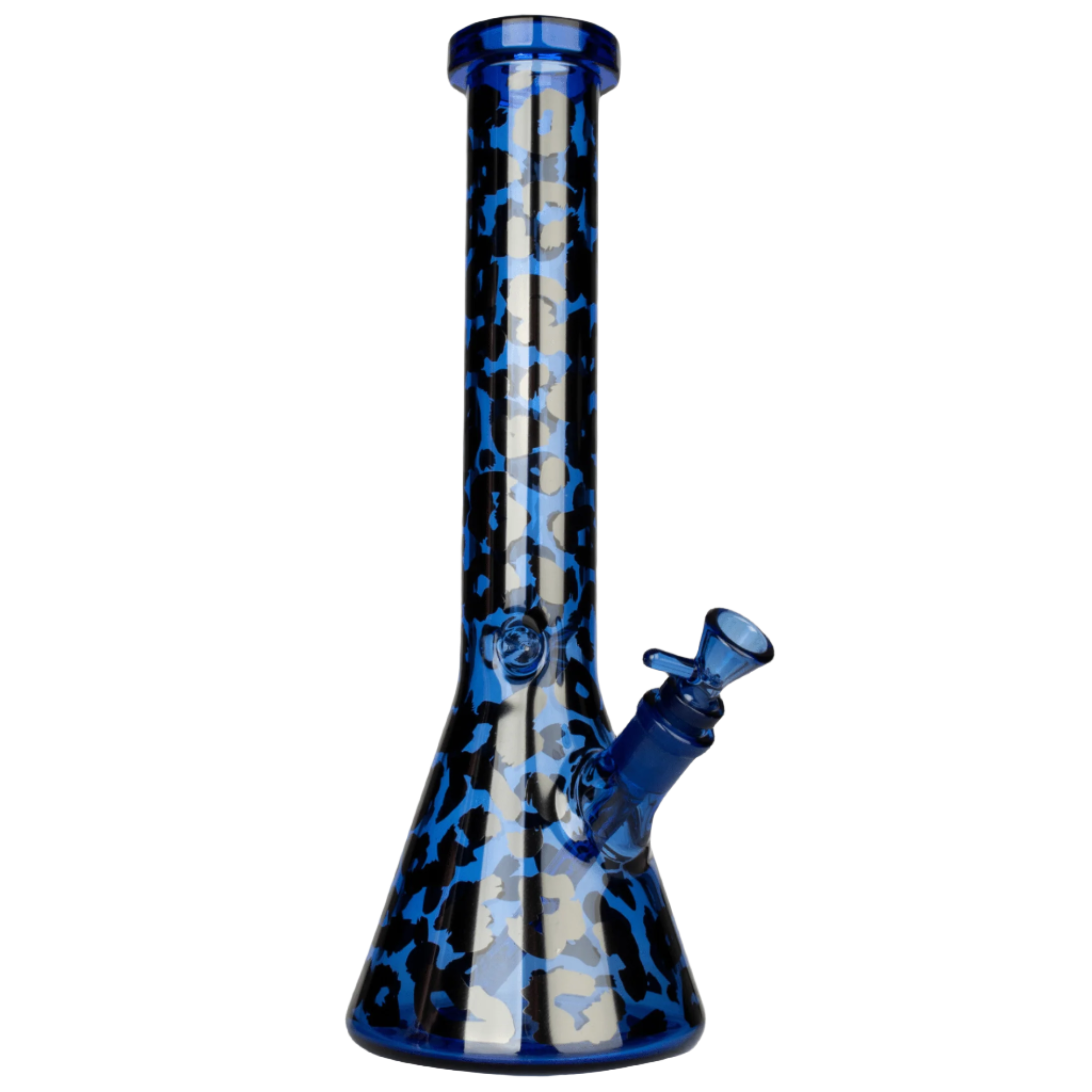 Red Eye Glass 15" Leopard Print Beaker Base Bong – Canadian Bongs