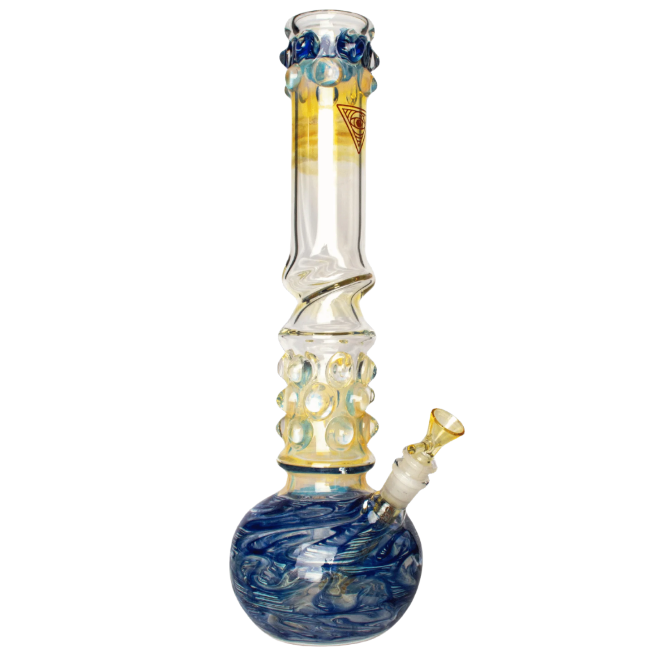 Red Eye Glass 16" Mega Marble Bubble Base Bong (Limited Edition ...