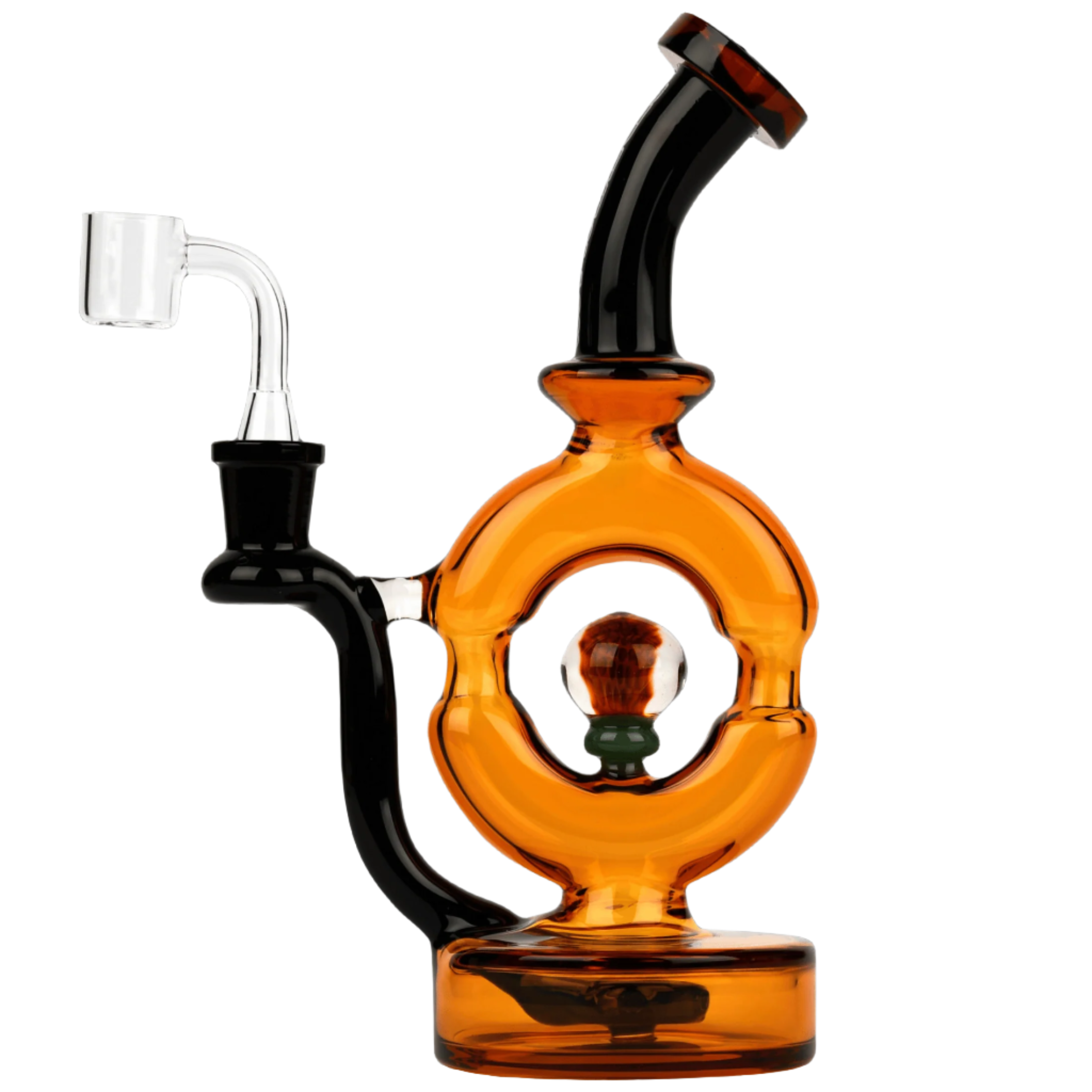 Red Eye Glass 9" Donut Dab Rig – Canadian Bongs
