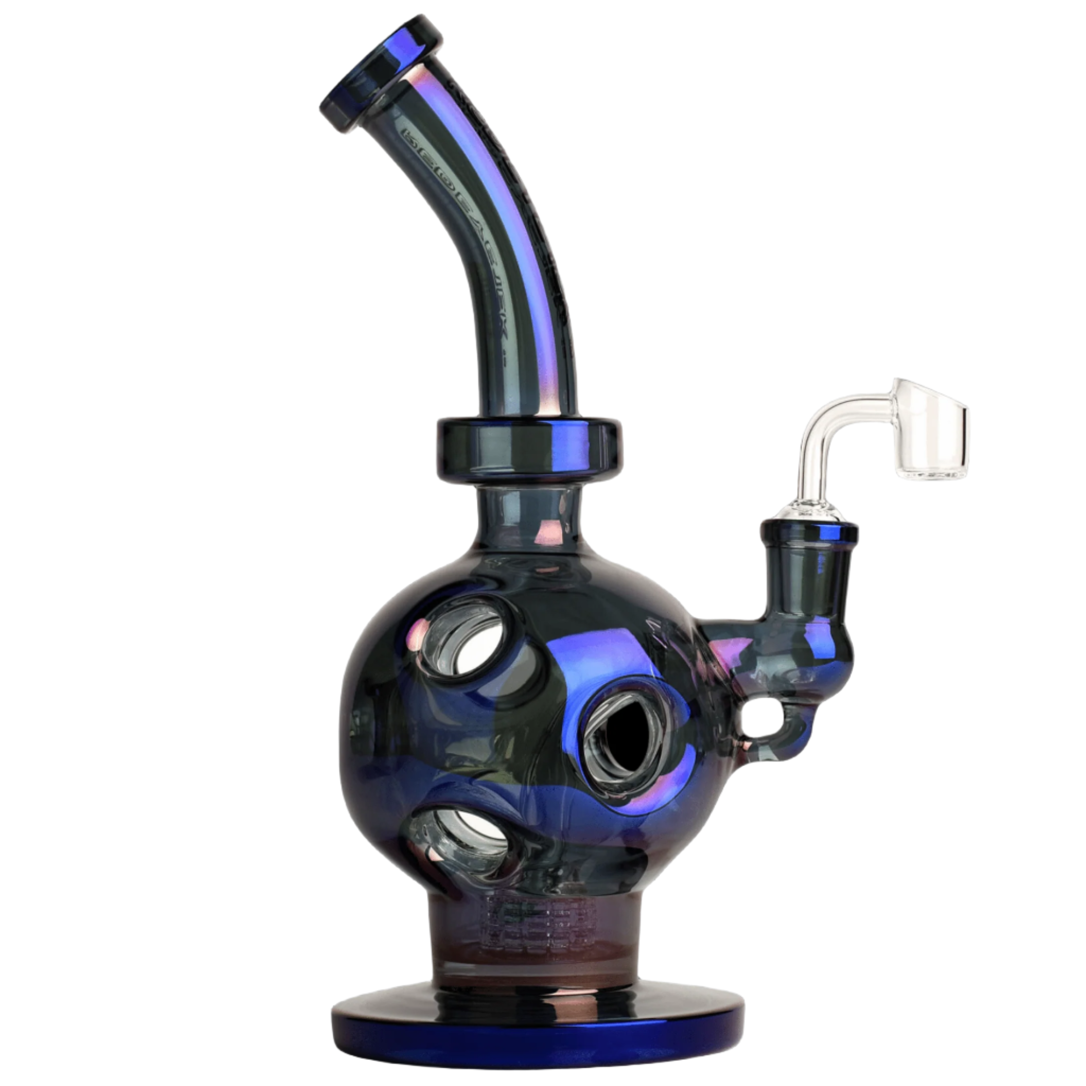 Red Eye Tek 11" Metallic Terminator Finish Swiss Globe Dab Rig ...
