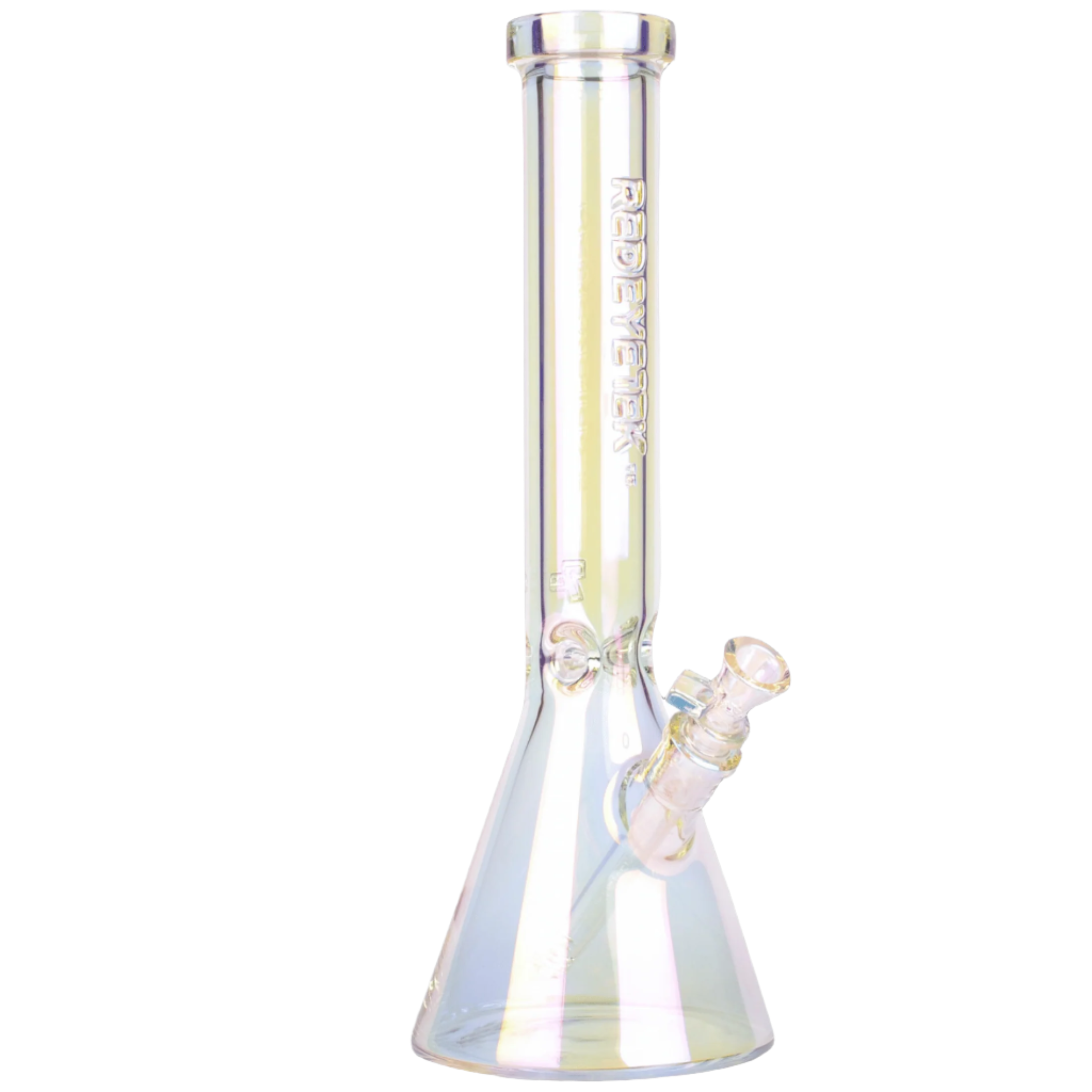 Red Eye Tek | 15" 7mm Thick Metallic Terminator Finish Beaker Bong ...